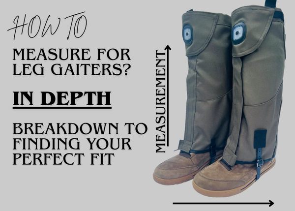 How To Measure For Leg Gaiters? | Nighthawk Pro Gear – NightHawk Pro Gear
